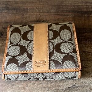 Coach | Bags | Vintage Coach Wallet Monogram Bifold Wallet | Poshmark